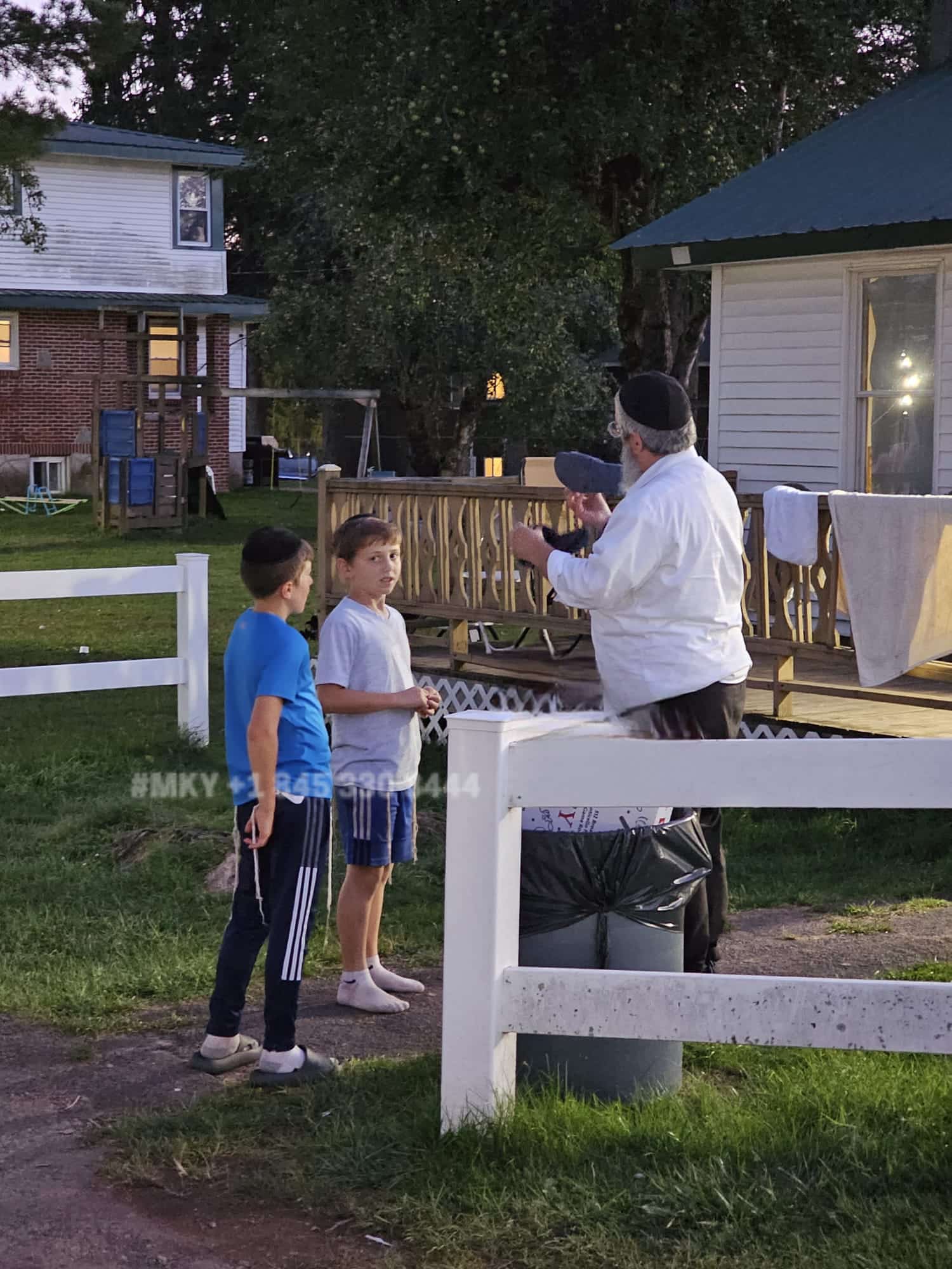 As the fast sets in at Camp Maaminim, last minute shoe shaylos to the ...