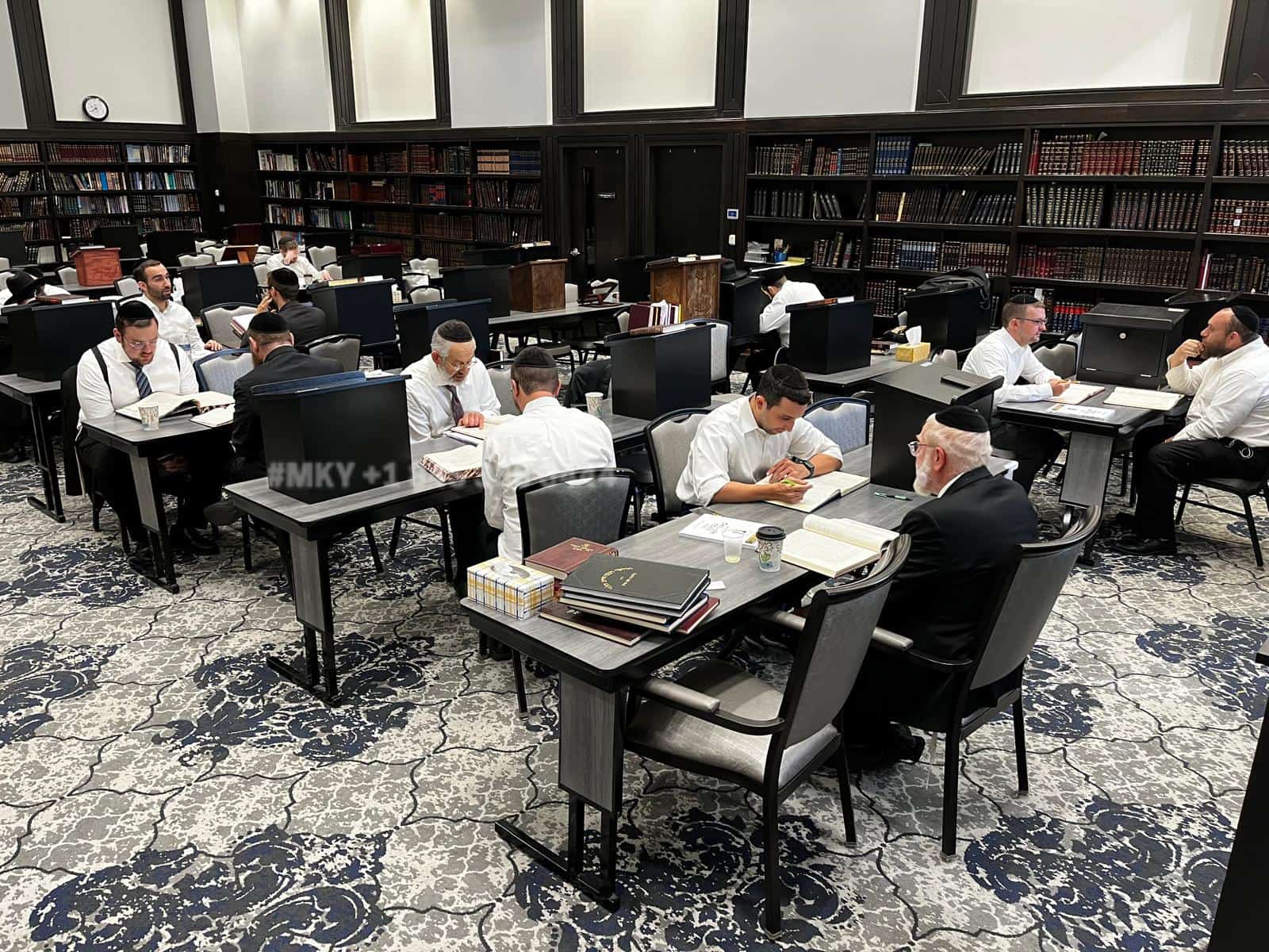 At Chicago’s Beis Medrash Mekor Chaim, the first day of the zman at ...