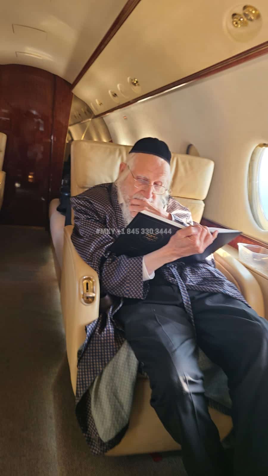 With an open Gemara he left Eretz Yisroel weeks ago and now, as Rav ...