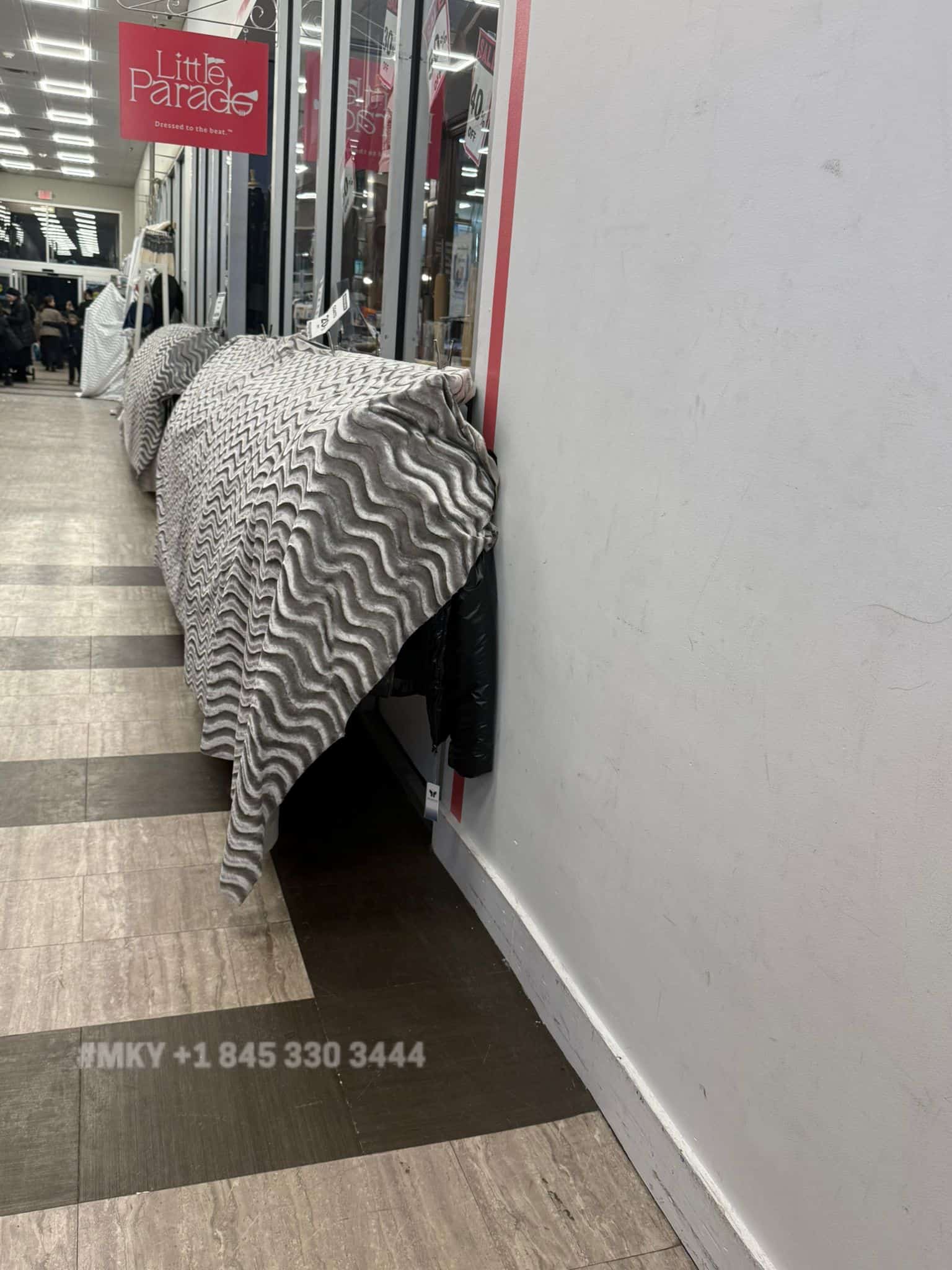 Overnight at Evergreen Mall in Monsey, merchandise protected in the ...